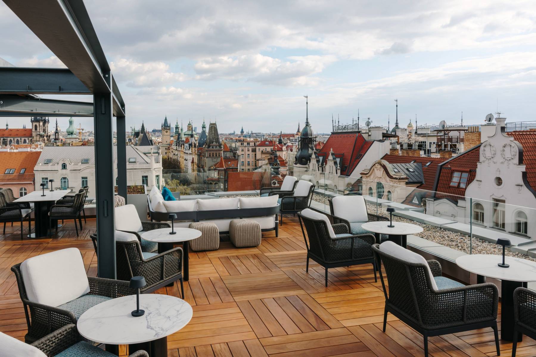 The Rooftop Terrace - Fairmont Golden Prague Hotel